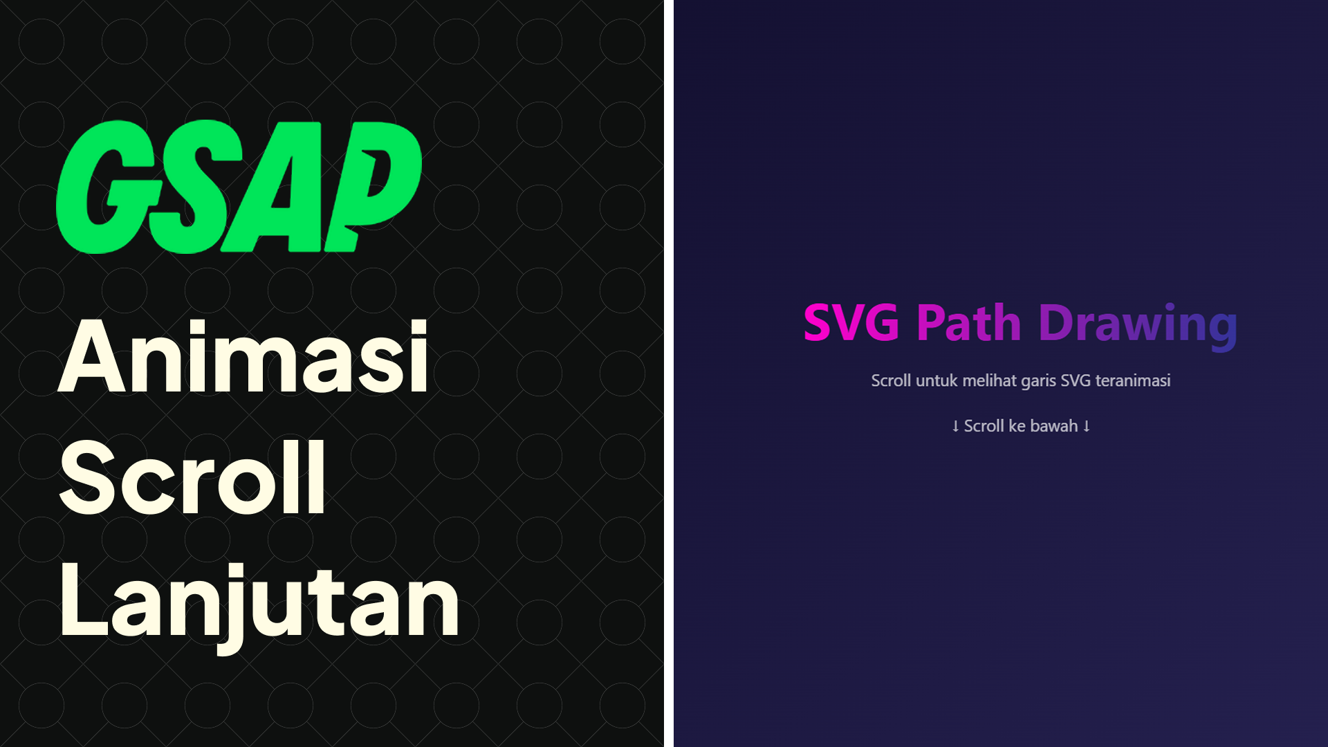 ScrollTrigger Advanced: GSAP + SVG, Video, dan Canvas | BuildWithAngga
